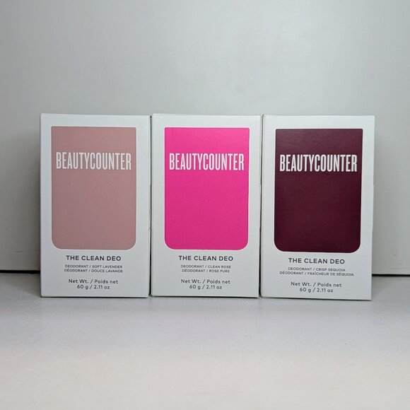 beautycounter | Bath & Body | Beautycounter The Clean Deo Trio Aluminum ...